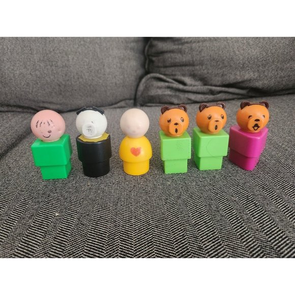 Fisher-Price | Toys | Vintage Fisher Price Jumbo Little People Lot ...